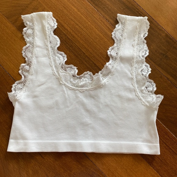 Suzette Collection | Tops | Lace Crop Tank | Poshmark